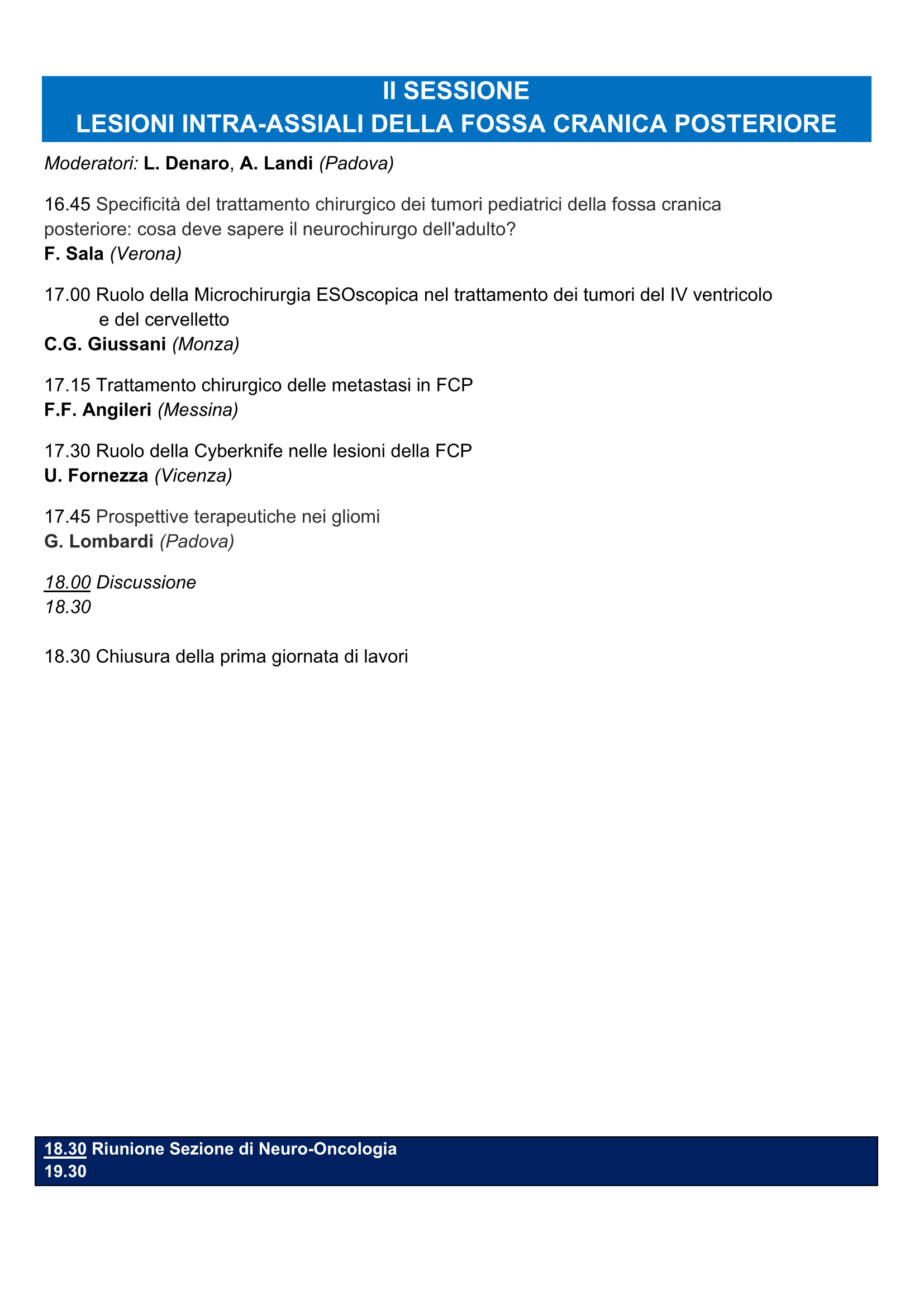 Chirurgia della fossa cranica posteriore: dal virtuale al reale. Corso ...